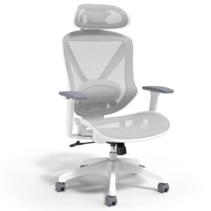 union & scale flexfit dexley ergonomic mesh swivel task chair, gray (un61365)