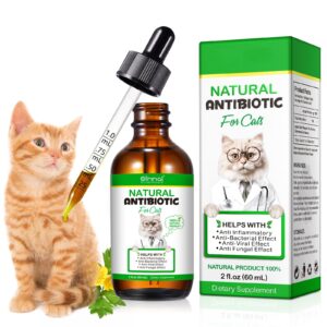 natural antibiotics for cats, pet supplements, 2 fl oz / 1 pack cats multivitamin, cat antibiotic, supports cat allergy itch relief, chicken flavor