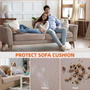 YISUN Waterproof Couch Cushion Covers, Stretch Individual Sofa Seat Cover for Cushion Couch, Replacement Cushion Slipcovers for Chair Loveseat Sofa Cushion Outdoor Patio Furniture Protector