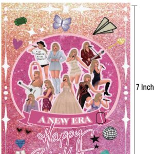 Byqone Funny Birthday Card Styles for Fans- Singer Happy Birthtay Foldable Bling Style - Great Sweet Birthday Gifts for Women Girls Her Him Men for Fans - Includes 5x7 Card with Envelope