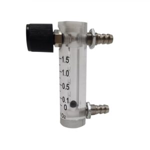 E-Found Oxygen Flow Meter 0.1-1.5LPM Flowmeter for Fluid Filtration System Oxygen Air Flowmeter Gas Regulator Acylic Flow Meter with Control Valve for Oxygen/Air/Gas