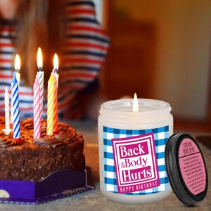 Happy Birthday Candles for Women Men Funny Birthday Gifts for Her and Him Birthday Gift Ideas for Friends Mom Wife Teacher Coworker Bestie BFF Mom Grandma Sister Aunt Wife Cute Birthday Candles