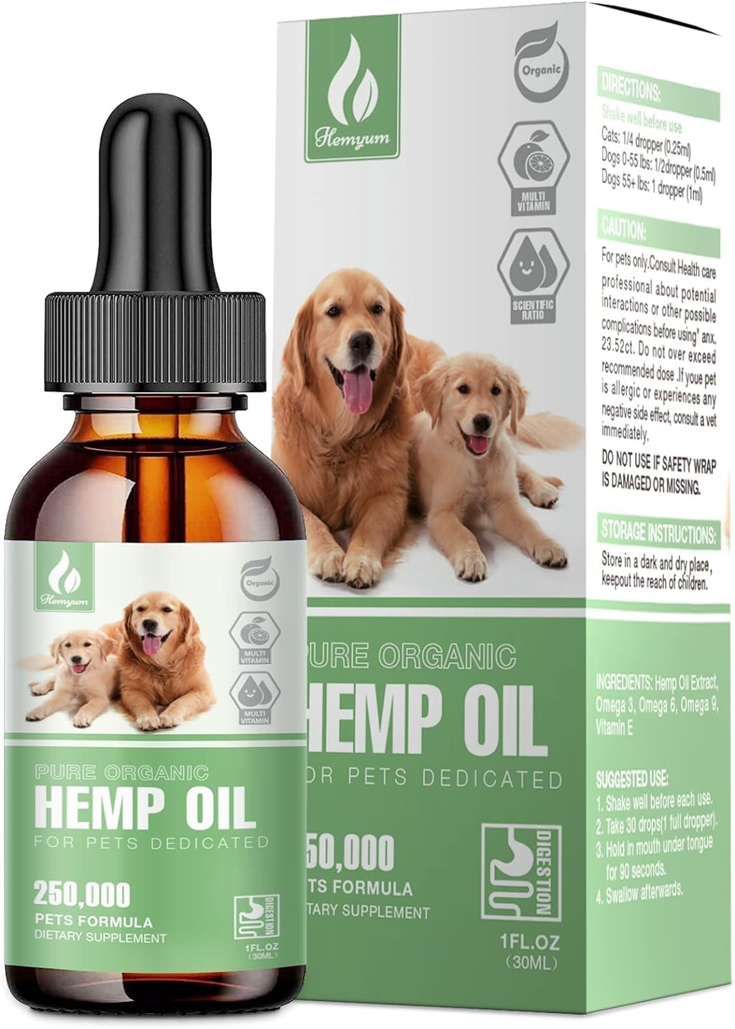 Hemyum Dog Hip & Joint Care Oil for Pet，Dogs Cats Oil Made in USA-Dog Hip & Joint Care-XQYSYEE-0422-69