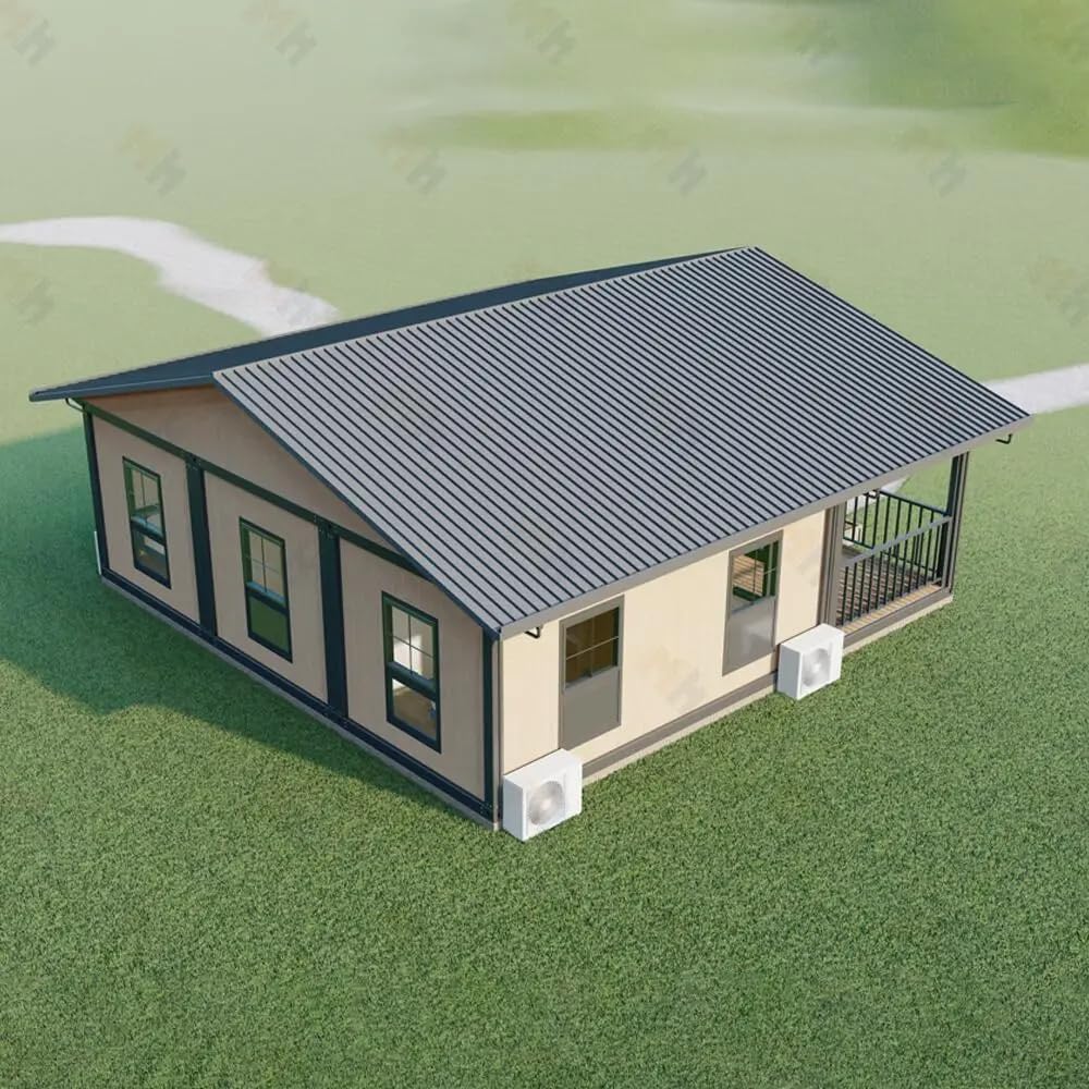 Detachable Container House, Luxury Villa Removable House, Portable House, Prefab Houses, Container House, Gest House,Restaurant, Bar, Hotel, Warehouse, Hospital, Apartment. (Green)