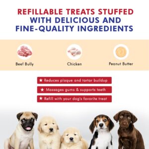 Pawfetto Beef Bully Cow Hooves for Dogs, Tasty Dental Treats for Dog Chews Long Lasting Natural Dog Products, Individually Wrapped (Pack of 10) 54813