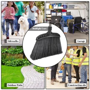 Masthome Outdoor Broom for Floor Cleaning, 56" Heavy Duty Commercial Broom with Hard Bristles,Angle Brooms Heavy Duty Broom for Home Garage Kitchen Office Courtyard Lobby Lawn Concrete