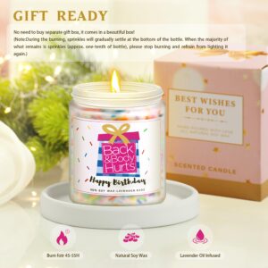 Jumway Birthday Gifts for Women Birthday Candle Gifts Funny for Women Men, Best Friend Happy Birthday Gifts for Her Him