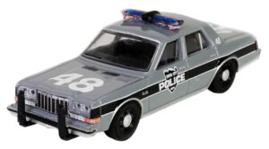 collectibles greenlight 62020-e hollywood series 41 - the crow - 1984 plymouth gran fury - inner city police department 1/64 scale diecast