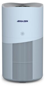 jerdazen air purifiers for large room, covers up to 2216 ft², true hepa 13 filter remove 99.97% is suitable for yoga classroom, living room, bedroom, meeting room(blue)