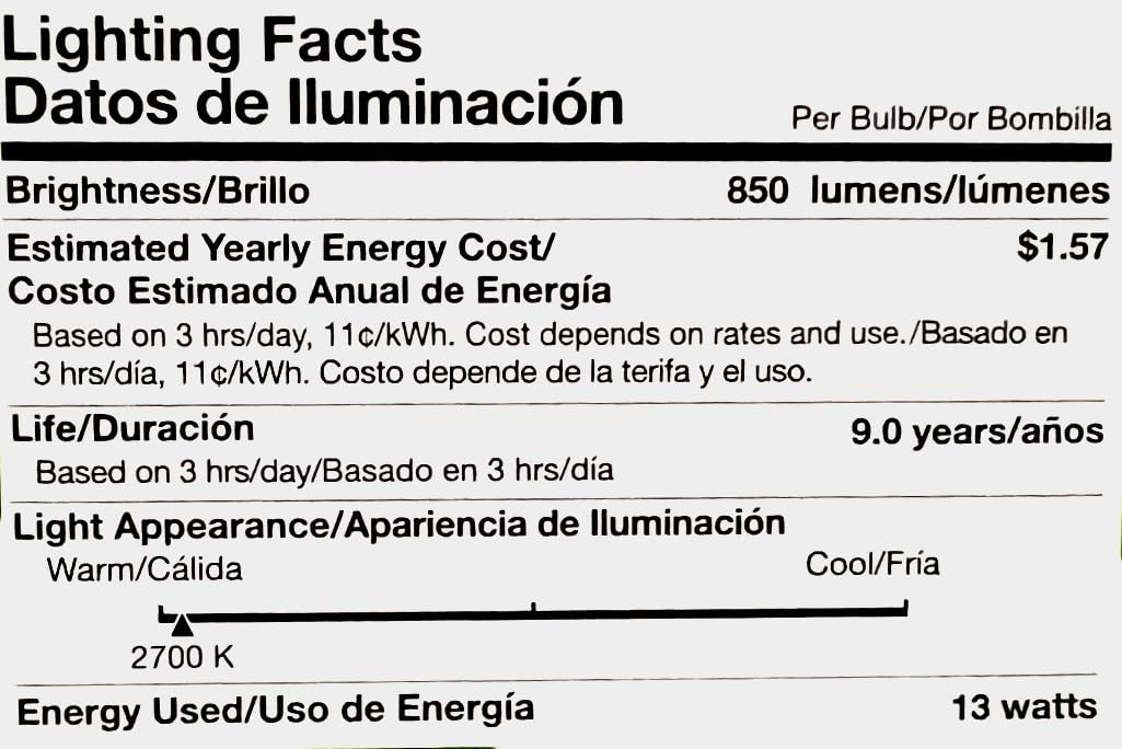 LEDVANCE (12 Bulbs) Sylvania CFL T2 Twist Light Bulb, 2700K Soft White, 60 watt Equivalent, Efficient 13 watts, 850 Lumens, Medium Base - 12 Pack Compact Fluorescent