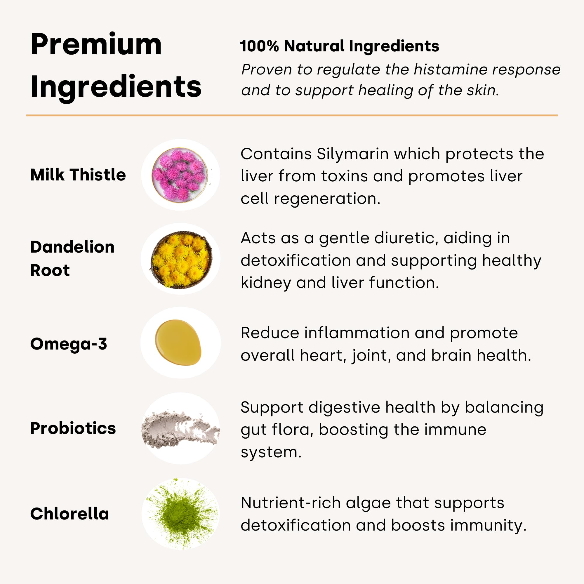 Kayode Dog Detox - Dog Liver Supplement & Immune Defense. with Milk Thistle for Dogs. Help Detoxify Liver, Reduce Inflammation & Improve Gut Health. 1 BIl CFU Probiotics, Omega Oil, & Bee Pollen.