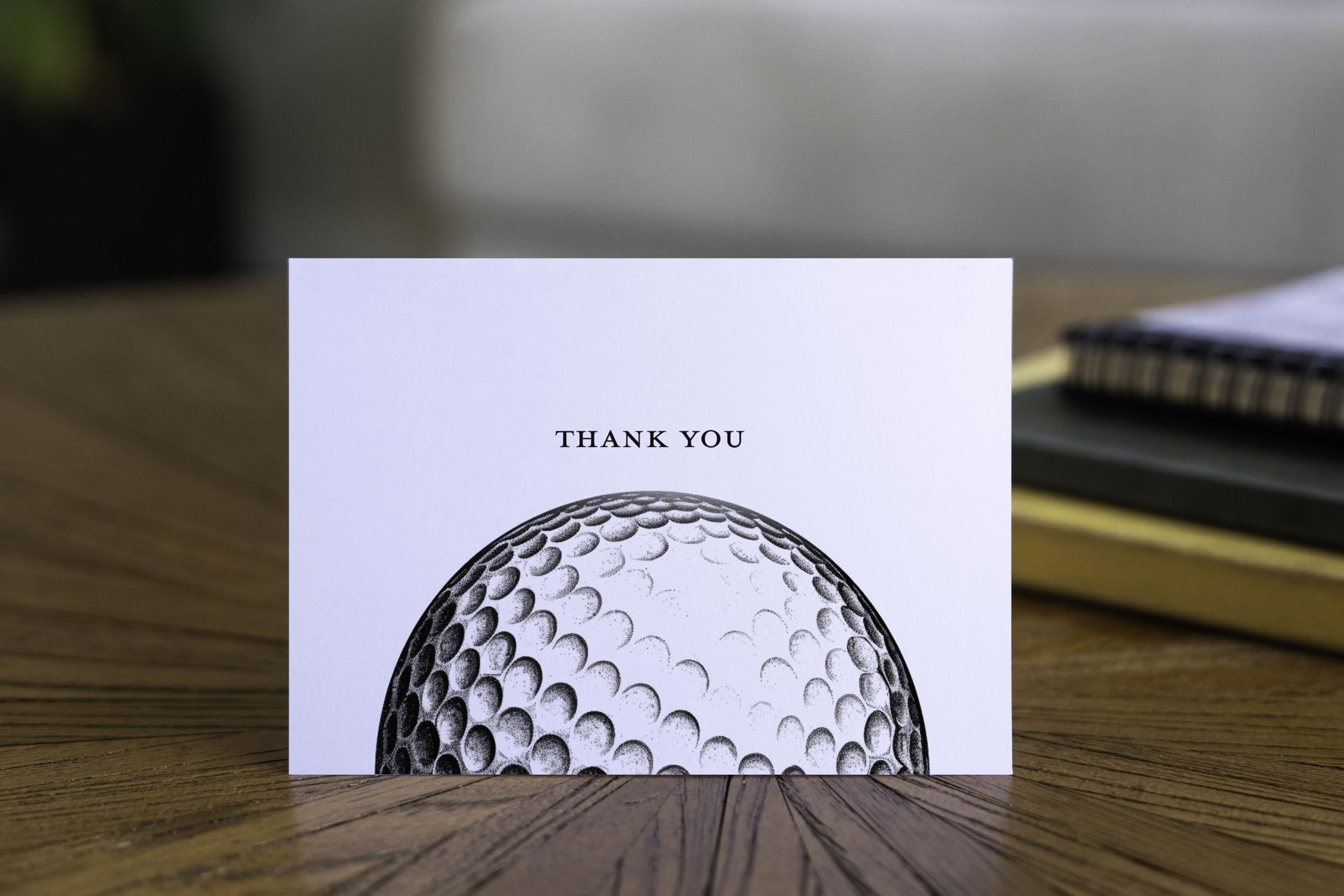 Golf Thank You Cards - Stationary Set - 24 Cards with Envelopes - Gifts for Golfers (Thank You Version)