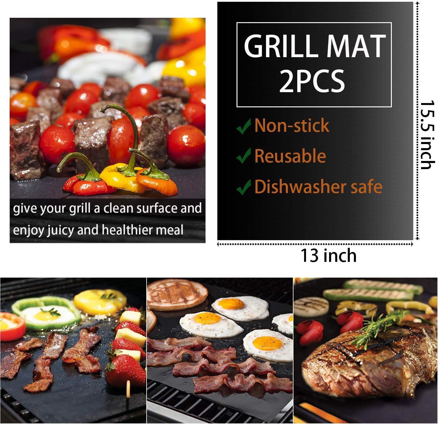 Personalized 34pc BBQ Grill Accessories Set with Thermometer - Father's Day Gift - Personalized Heavy Duty Stainless Steel Grill Set in Case - House Warming Gift