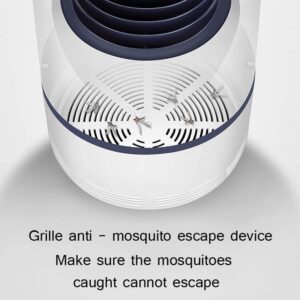 Mosquito Trap, Bug Zapper Indoor, USB Mosquito Zapper Indoor, UV Light Mosquito Lamp Traps Mosquito Flying and Insects, Mosquito Killer for Home, Indoor, Outdoor, Patio (White)