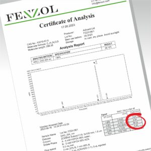 FENZOL 100 | g | (3.5oz) | Fen Powder | 222 | mg Spoon Inside | >99%