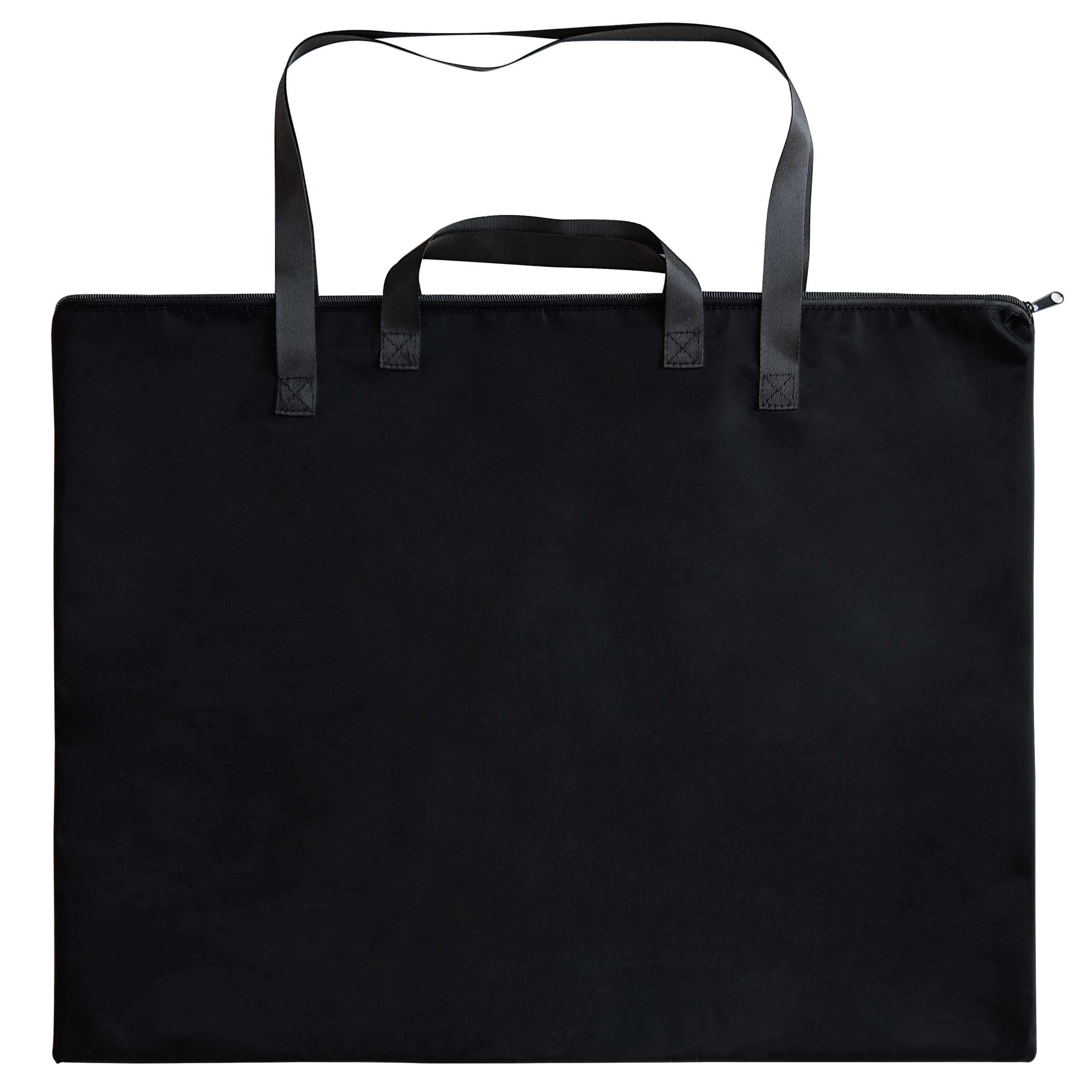 Generic Large Size Art Portfolio Tote with Nylon Shoulder, Poster Board Storage Bag (25.6""*20""-Black), 1PCS