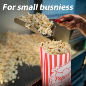 50 Popcorn Bags Individual Servings - 2oz Disposable Food Paper Popcorn Bags Party Pop Corn Sleeves Bulk Carnival Halloween Snack Packs Gift Favor Treat bolsas para palomitas Movie Night Supplies