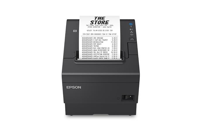 Epson TM-T88VII OmniLink Single-Station Thermal Receipt Printer C31CJ57052