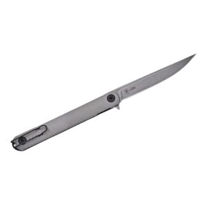 spartan blades nemec folder - titanium | sfbl12ti, gray