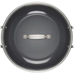 Le Creuset Essential Non-stick Ceramic Shallow Braiser with Glass Lid, 3.9 qt.​