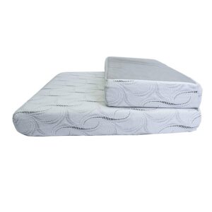 cozyway 1/3 bifold rv short queen mattress - 8 inch memory foam, perfect for rvs and campers, queen short mattress alternative