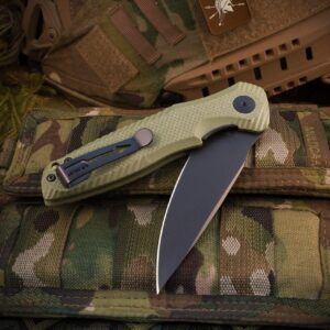 Spartan Blades Poros Liner Lock - OD Green G-10 | SFBL11GR