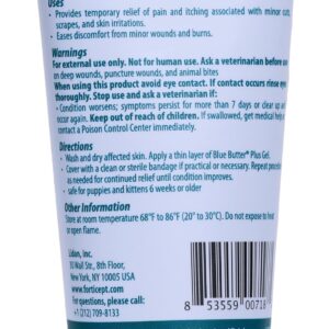 Forticept Blue Butter Plus Dog Itching Skin Relief Cream, Hot Spot Treatment for Dogs, Pain Relief, Dog Wound Care, Heals Skin Sores Irritation Cuts Bites Scrapes, 2 Oz