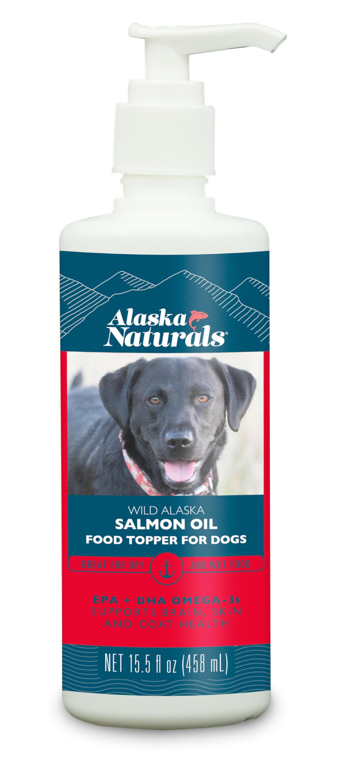 Alaska Naturals Wild Alaska Salmon Oil Food Topper for Dogs