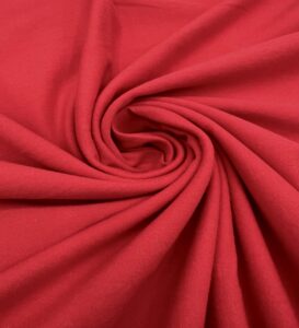 eovea - cotton spandex fabric by the yard - 4 way stretch fabric - cotton jersey knit fabric - stretchy fabric - cotton jersey fabric - t-shirt fabric 60" inches wide | 10 oz(red, 1 yard)