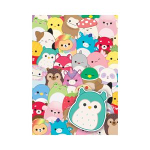 danilo squishmallows wrapping paper - two sheets, two tags, officially licensed gift wrap, fully recyclable, 70 x 50 cm each sheet, multi-coloured