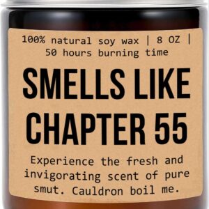 The Fox Designs Chapter 55 Acotar Candle - Acotar Fan Gift - Rhysand Candle - A Court of Thorns and Roses - Velaris Candle - Bookish Candle - Acomaf - Gift Candle, 8oz, Lavender