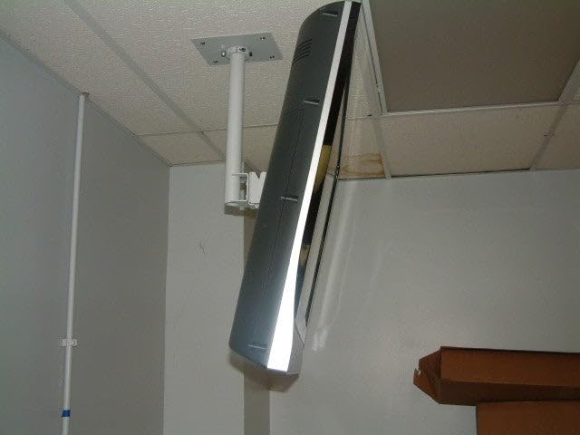 PDi Grid Ceiling Mount for TV Displays, Hospital Grade TV Mount fits PDi A-Series and E-Series Patient Televisions. for use in Hospitals, Dialysis and Medical Clinic Applications.