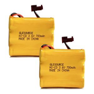 xuntu (2 pack) 3.6v 700mah battery pack replacement for sure-lites 026-148 sl-026-148 sl-026148 sl026148 exit sign battery