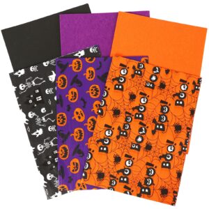 junebrushs 90 sheets halloween tissue paper black orange purple wrapping paper for halloween diy crafts fall holiday decoration gift packing 19.7 ×13.8 inch