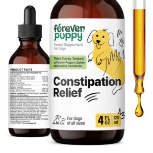 constipation relief for dogs - stool ease dog supplements - sea moss for all breeds & sizes - slippery elm for digestive health - dog fiber vitamins and supplements for constipation relief - 4 oz