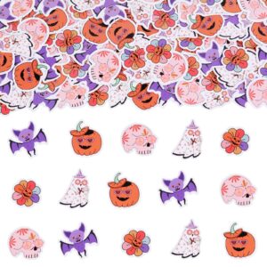 sursurprise groovy halloween decorations, 200pcs groovy hippie halloween confetti for tables, groovy hippie retro halloween birthday baby shower bridal shower bachelorette party supplies