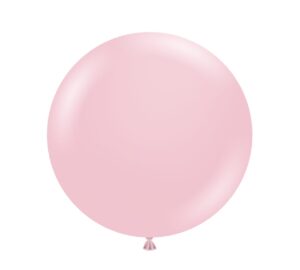 tuf tex tuf-tex | 50 balloons romey pearl pink 5 inch | ready to inflate with air, helium or fill with water | decorate your birthday, graduations, events or weddings | biodegradable latex