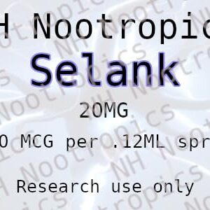 NH Nootropics Selank .20% (240mcg/spray) 20mg, 10ml