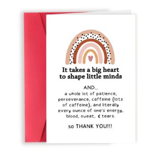 londue funny thank you gifts cards for women men, teacher appreciation cards, thank you card for teacher boss doctor, friend teacher employee nurse appreciation gifts, encourage thanks greeting card