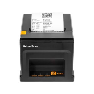 netumscan usb pos receipt printer, 80mm thermal receipt printer with auto cutter cash drawer, 300mm/s, usb interface, support windows/mac/linux, restaurant kitchen printer for esc/pos