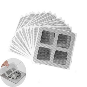 disposable hair drain stickers, 2025 new drain cover hair catcher for bathroom laundry bathtub kitchen（10pcs）