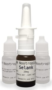 nh nootropics selank .20% (240mcg/spray) 20mg, 10ml