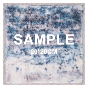 dripex 20cmx20cm sample rug, small piece only for color and material identification,super soft and non slip washable area rug, multiple patterns and sizes for all your rooms