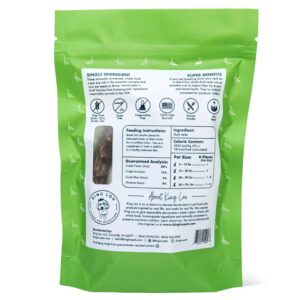 King Lou Pets - Whole Duck Necks for Dogs and Cats - Single Ingredient Dog Treat - Dehydrated Cat Treats - USA-Made Dog and Cat Treats - Supports Hip and Joint Health - 5 Count