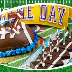 Photect 11 PCS Football Birthday Candles Number 5-9 Candle Football Cake Topper Decor Football Themed Birthday Cake Decorations for Boys Girls Kids Party Supplies (Number 7)