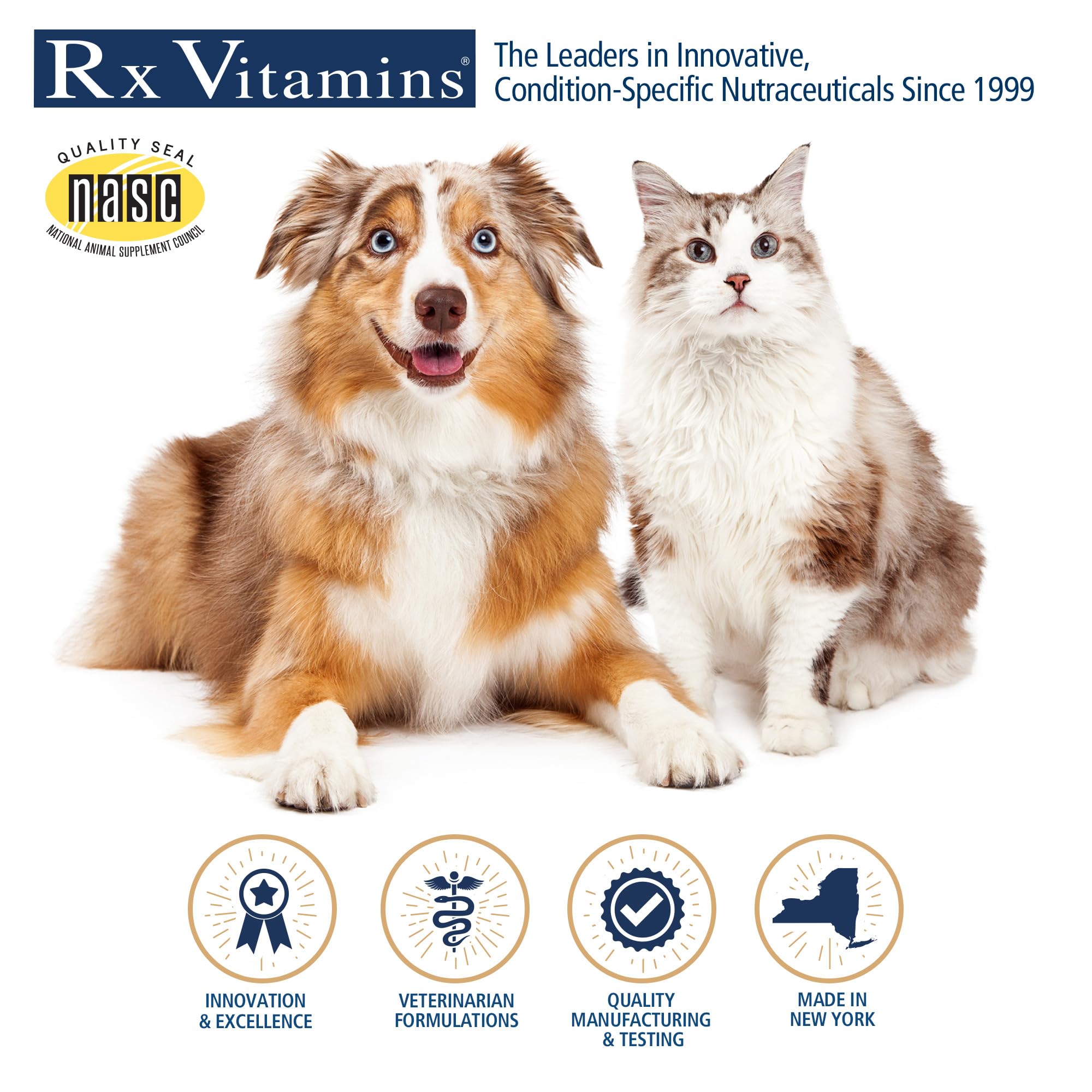 Rx Vitamins Phos-Bind - Kidney Support Supplement Powder - Phosphate Binder for Cats & Dogs for Kidney Health - Supports Normal Kidney Cleanse and Essential Kidney Care - 200g