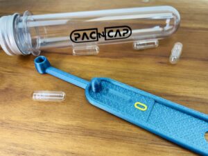 pacncap single capsule scoop - size 0 - a tool for weighing and filling capsules (filling tool for empty pill capsules filler, capsules size # 000 00 0 1 2 3 4 5 (0 capsule size), various