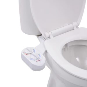 homgoday bidet toilet seat attachment hot cold water single nozzle