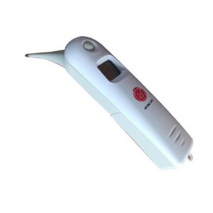 jzcsdksil digital pet thermometer with lcd display quickly read temperature for animals metal probe veterinary digital thermometer dog thermometer cattle thermometer pig thermometer sheep thermometer