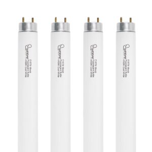 wesome lighting 18 inch f15t8/cw fluorescent light bulbs, cool white 4100k, t8 15 watts fluorescent bulb replacement tube for counter and cabinet fixture, g13 base - 4 pack